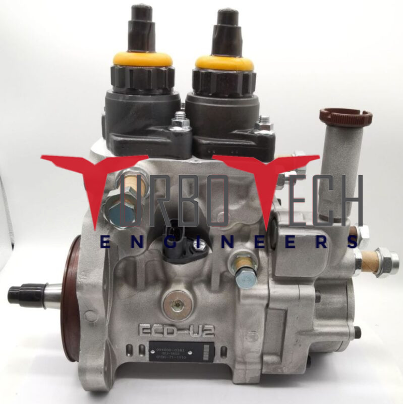 Common Rail Fuel Pump 094000-0381, 0940000381, 6156-71-1110 For KOMATSU ...